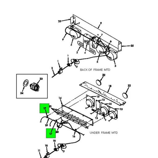 299407C1 Navistar International | Cable Hold-Down Clamp 1/2 in x 13/32 ...