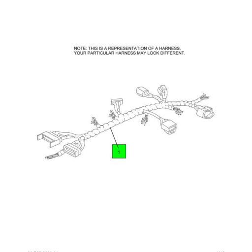 6128728F93 Navistar International | HARNESS ONE DIFFERENTIAL LOCK ...