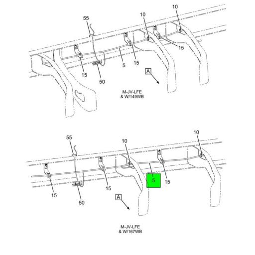 3628848C92 Navistar International | HARNESS CHASSIS WIRING REAR LEFT ...