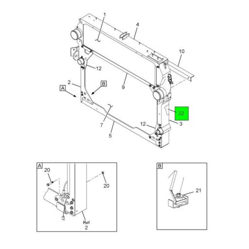 2596327C1 Navistar International | Rubber Pad | Source One Parts Center