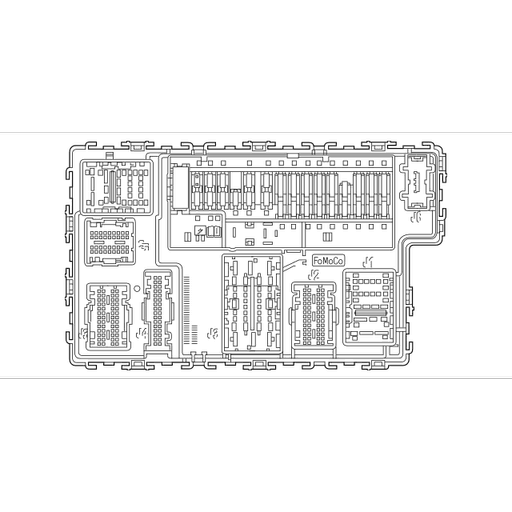 JU5Z15604CT Ford | Junction Block Alarm/Keyless Lock System Kit Fuses ...