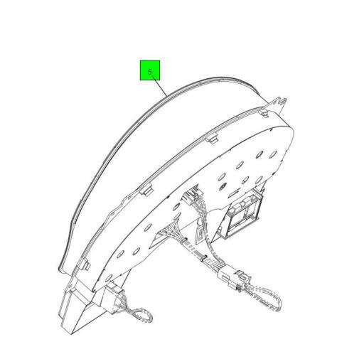 3554429C91 Navistar International | Instrument Cluster Housing with ...