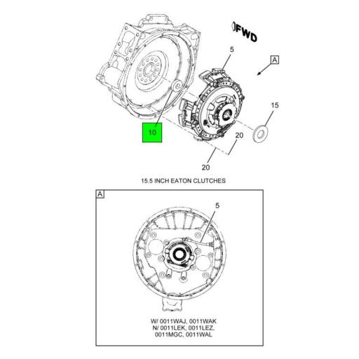 6125644C1 Navistar International | Ball Bearing Assembly 118 in x 244 ...