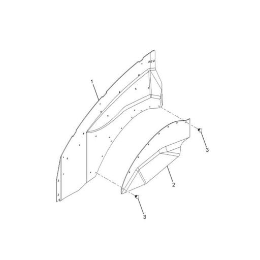 3668721C91 Navistar International | Splash Panel Exterior Cleaner ...