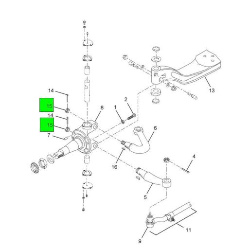 2601563C1 Navistar International | Slotted Nut - 4 Pack | Source One ...