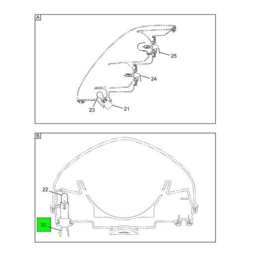 2515039C1 Navistar International | Bulb-Side Marker Holder | Source One ...