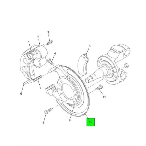 571668C1 Navistar International | Brake Splash Shield | Source One ...