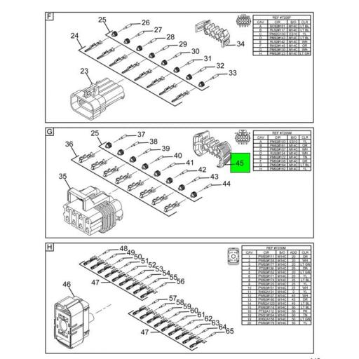 3525873C1 Navistar International | Lock 8-Way Connector Body | Source ...