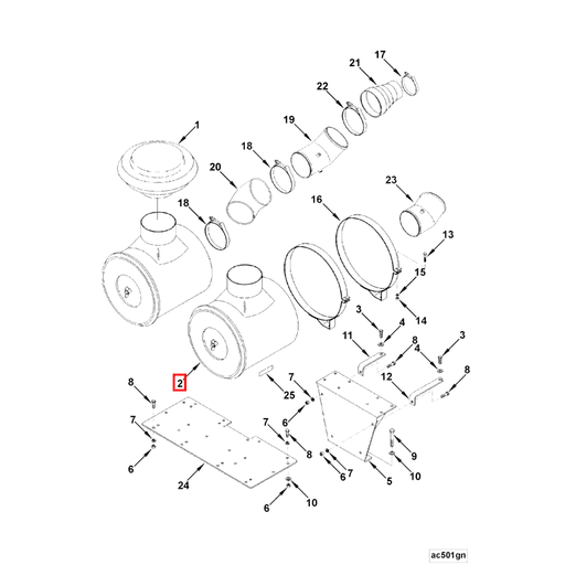 3021645 Cummins | Air Cleaner | Source One Parts Center