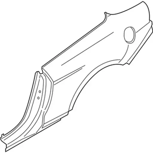 FR3Z7627841A Ford | Quarter Panel Body Side - Left Rear Outer ...