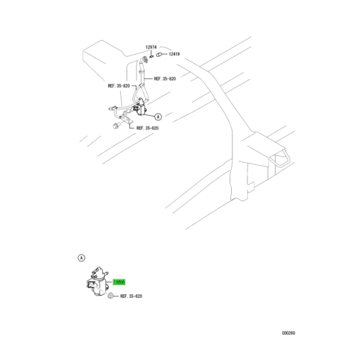 MK667899 Mitsubishi FUSO | Turbocharger Vacuum Control Vgt Modulator ...