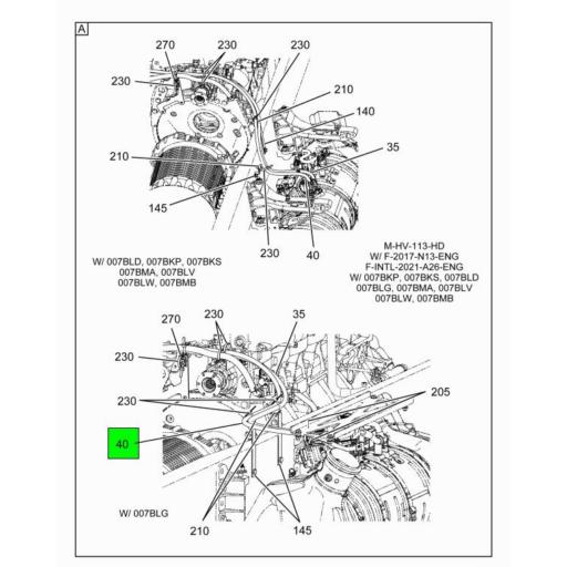4085810C1 Navistar International | DEF Return Hose Aftertreatment to ...