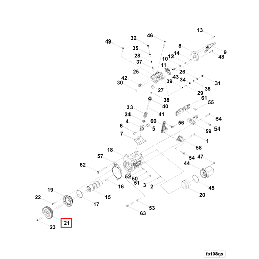 2897458CUM Kenworth | Fuel Pump Gear | Source One Parts Center
