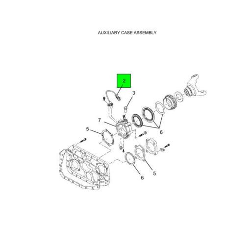 FULK3947 Navistar International | Output Shaft Speed Sensor | Source ...