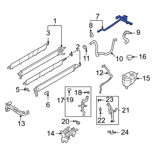 ML3Z8A577K Ford | Hose - Center 35L | Source One Parts Center