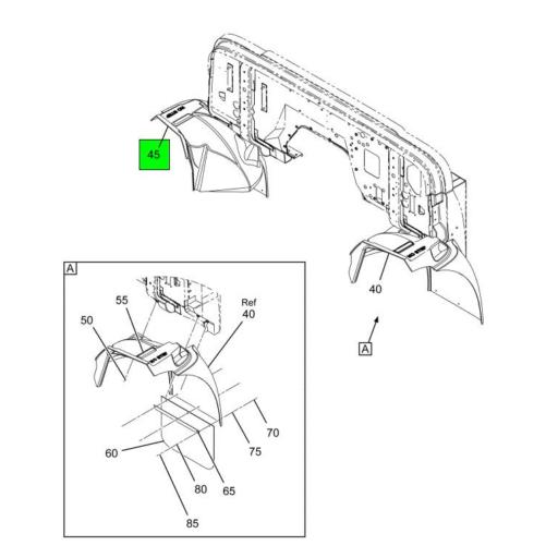 3577058C1 Navistar International | Front Fender Extension | Source One ...