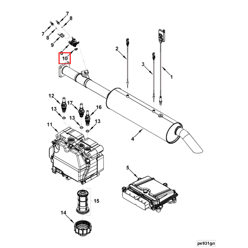 2880304 Cummins | Aftertreatment Device Gasket | Source One Parts Center