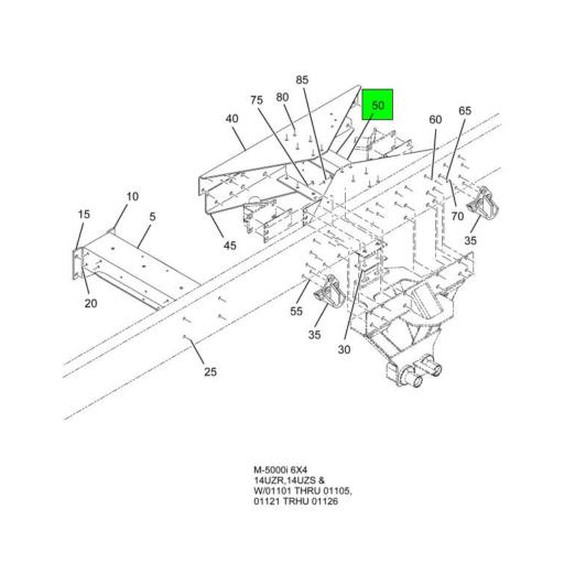 3580323C2 Navistar International | Bogie Crossmember | Source One Parts ...