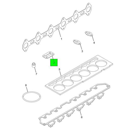 1822120C1 Navistar International | Turbocharger Adapter Gasket | Source ...