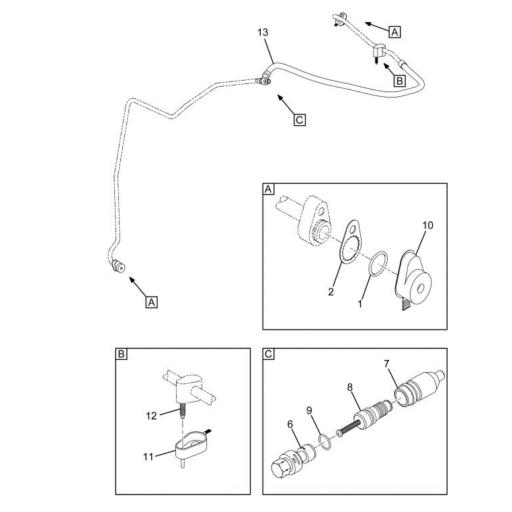 3808310C91 Navistar International | Air Conditioning Condenser to Dryer ...
