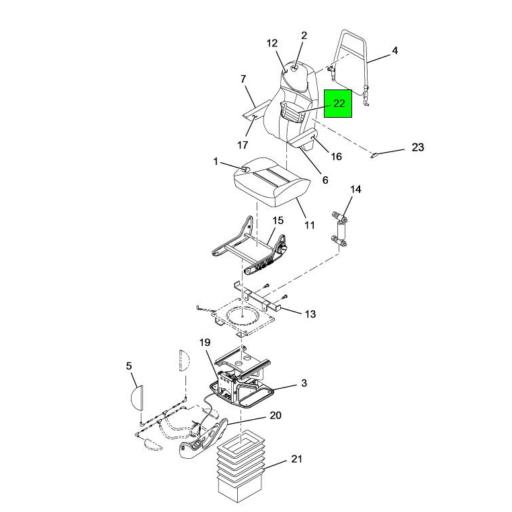 2509416C91 Navistar International | Air Lumbar Seat Kit | Source One ...