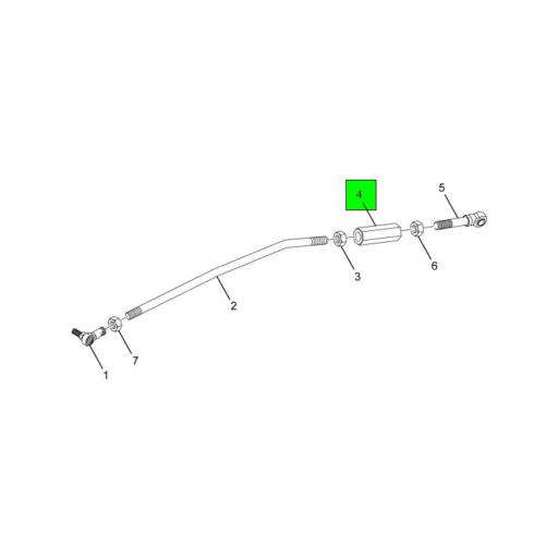 3544397C1 Navistar International | Clutch Control Rod Turnbuckle ...