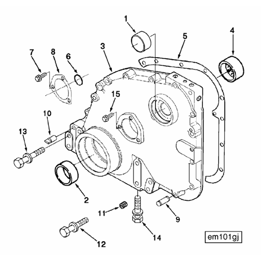 3076151 Cummins | Gear Cover | Source One Parts Center