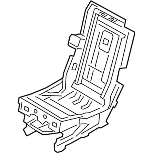 JL7Z78613A10B Ford | Seat Frame - Right Rear | Source One Parts Center