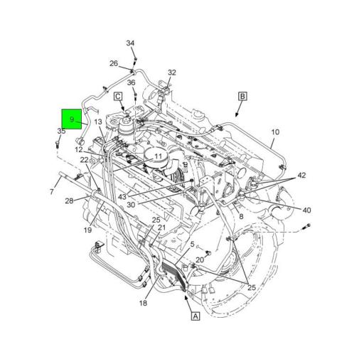 1854896C1 Navistar International | Tube Assembly Injector Return ...