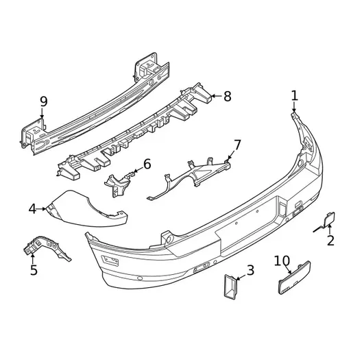 M2DZ17626B Ford | Valance Panel - Front Center | Source One Parts Center