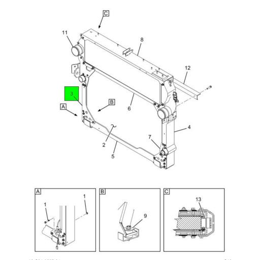 2591562C91 Navistar International | Left-Hand Side Front Assembly ...