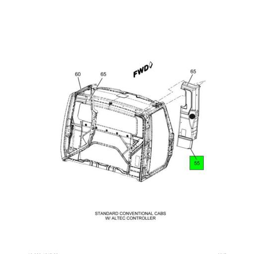 3780720C2 Navistar International | B-Pillar Panel Right | Source One ...