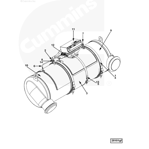 2888156 Cummins | Air Tube | Source One Parts Center