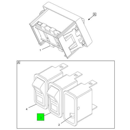 2505980C91 Navistar International | Electrical Panel Light Dimmer ...