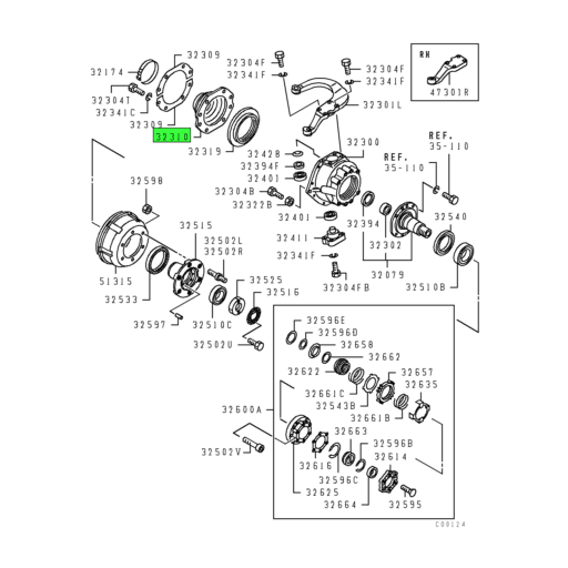 MC891632 Mitsubishi FUSO | Knuckle Flange Boot | Source One Parts Center