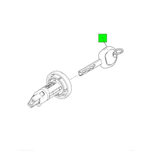 6040873C1 Navistar International | Uncoded Door Lock and Ignition Key ...