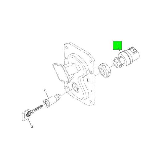1652307C2 Navistar International | Ignition Switch Lock Cylinder ...