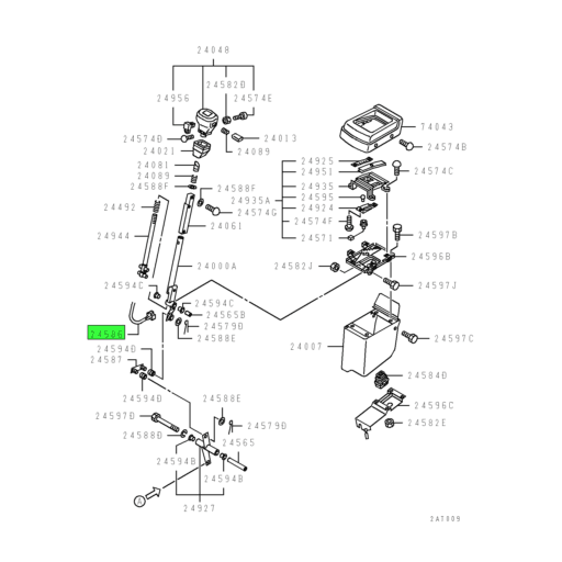 MB229329 Mitsubishi FUSO | Gearshift Link Connector | Source One Parts ...