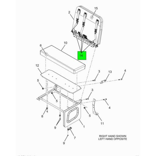 2522909C1 Navistar International | 3-Point Belt Retractor | Source One ...