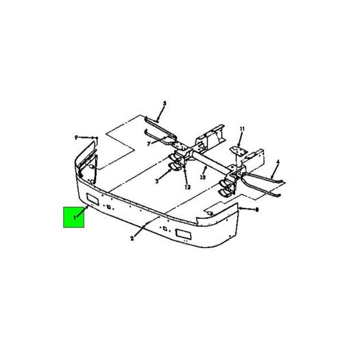 2006521C4 Navistar International | Front Swept-Back Stainless Steel ...