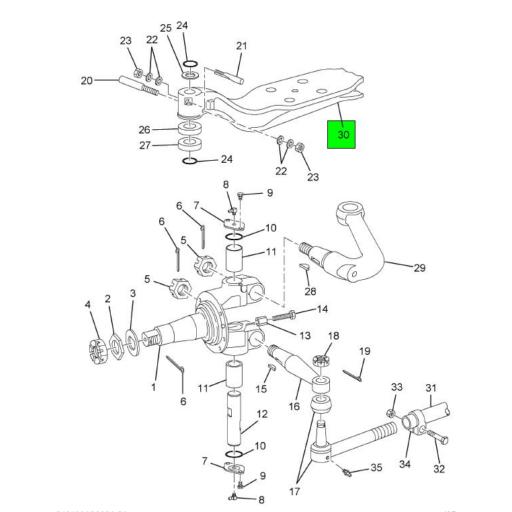 2586452C1 Navistar International | I-Beam Front Axle 02ADE | Source One ...