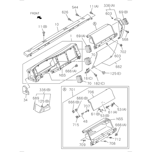 8-97407-898-1 Isuzu | Inst Pnl Cover | Source One Parts Center