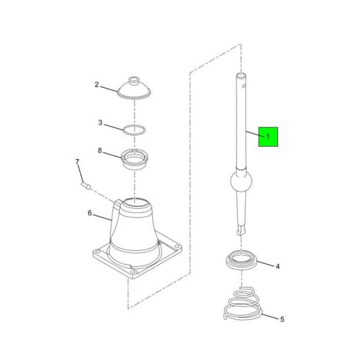 FUL4000078 Navistar International | Lower Transmission Shift Stub Lever ...