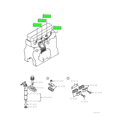 ME012290 Mitsubishi FUSO | Fuel Injection Tube | Source One Parts Center