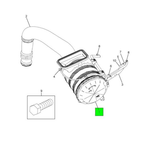 3612317C91 Navistar International | Air Dry Type Cleaner Assembly 13 in ...