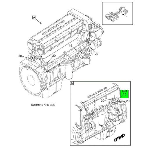 3578902C91 Navistar International | HARNESS ELECTRICAL FREON COMPRESSOR ...