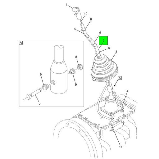 2025603C1 Navistar International | Shift Lever | Source One Parts Center