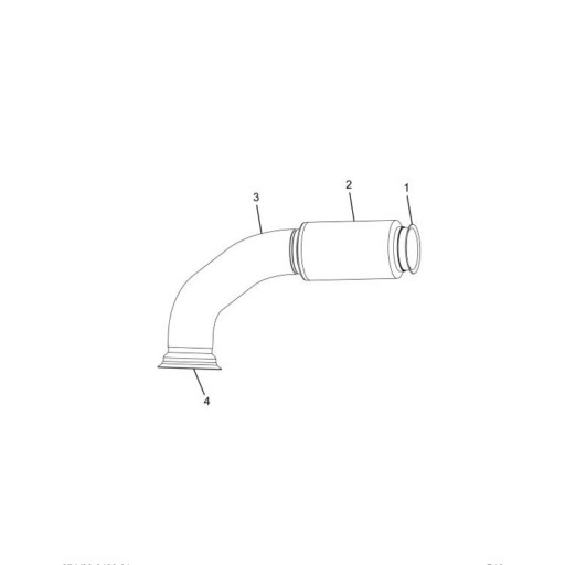 4083633C93 Navistar International | Welded Turbocharger Pipe Assembly ...