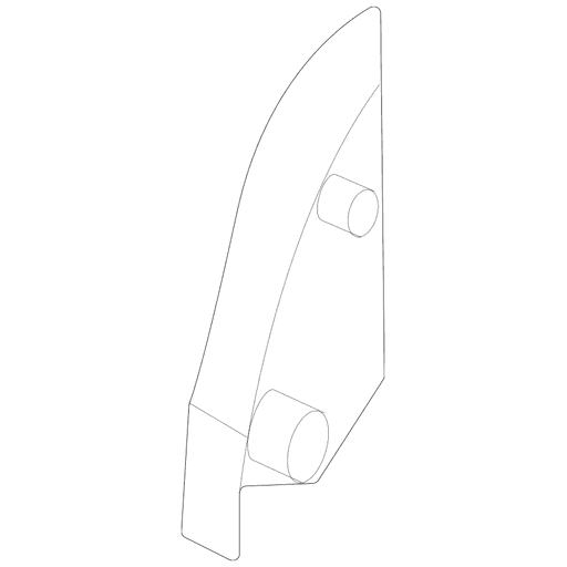 FL3Z1861351BD Ford | Seat Back Latch Cover - Rear | Source One Parts Center