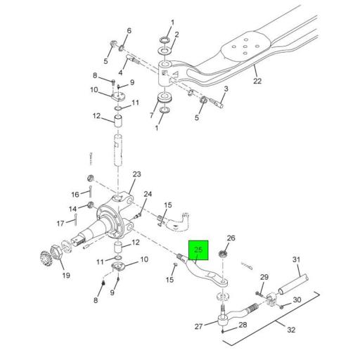 1664125C1 Navistar International | Left Steering Arm 162 in | Source ...